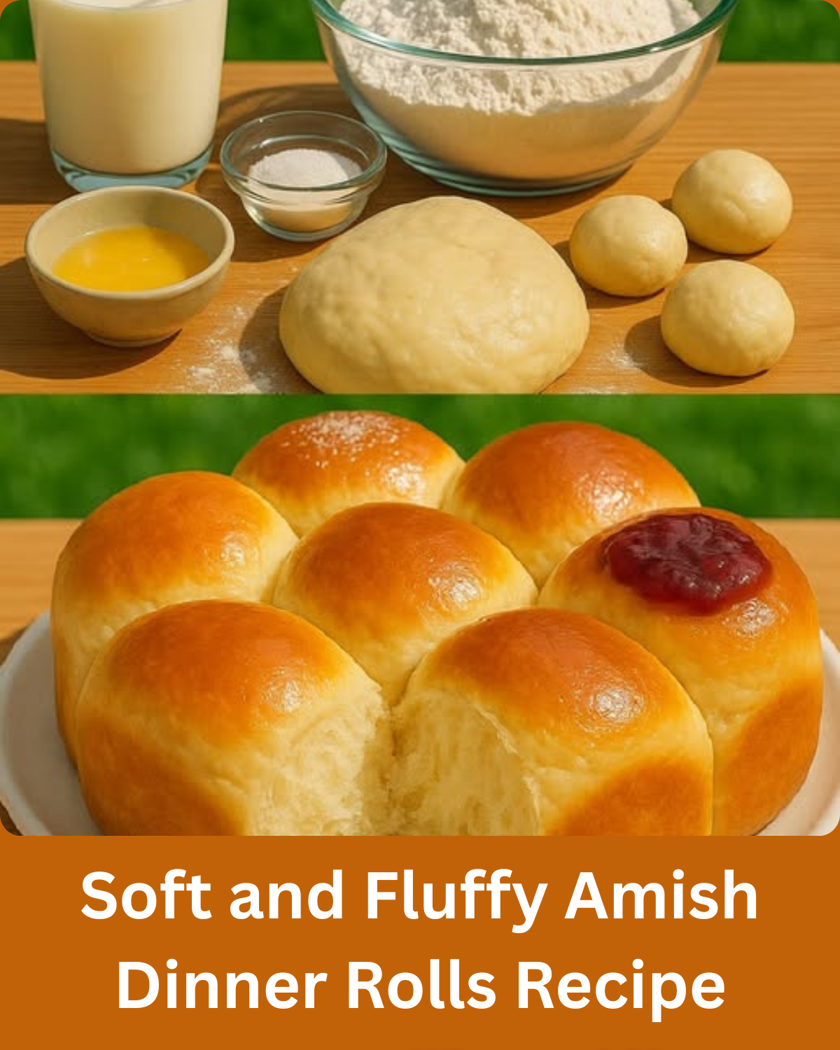 Soft and Fluffy Amish Dinner Rolls Recipe - Delicious Recipe