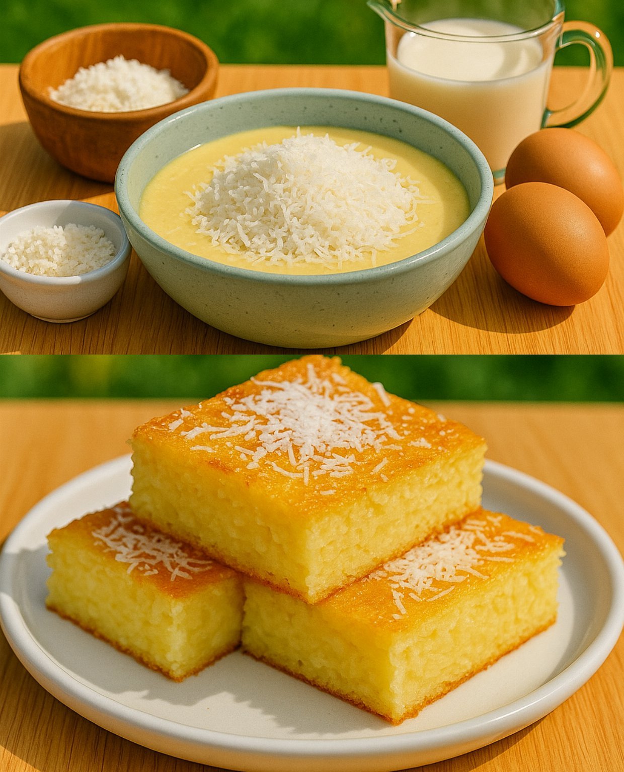 Cassava Cake With Macapuno Recipe For Dessert - Delicious Recipe