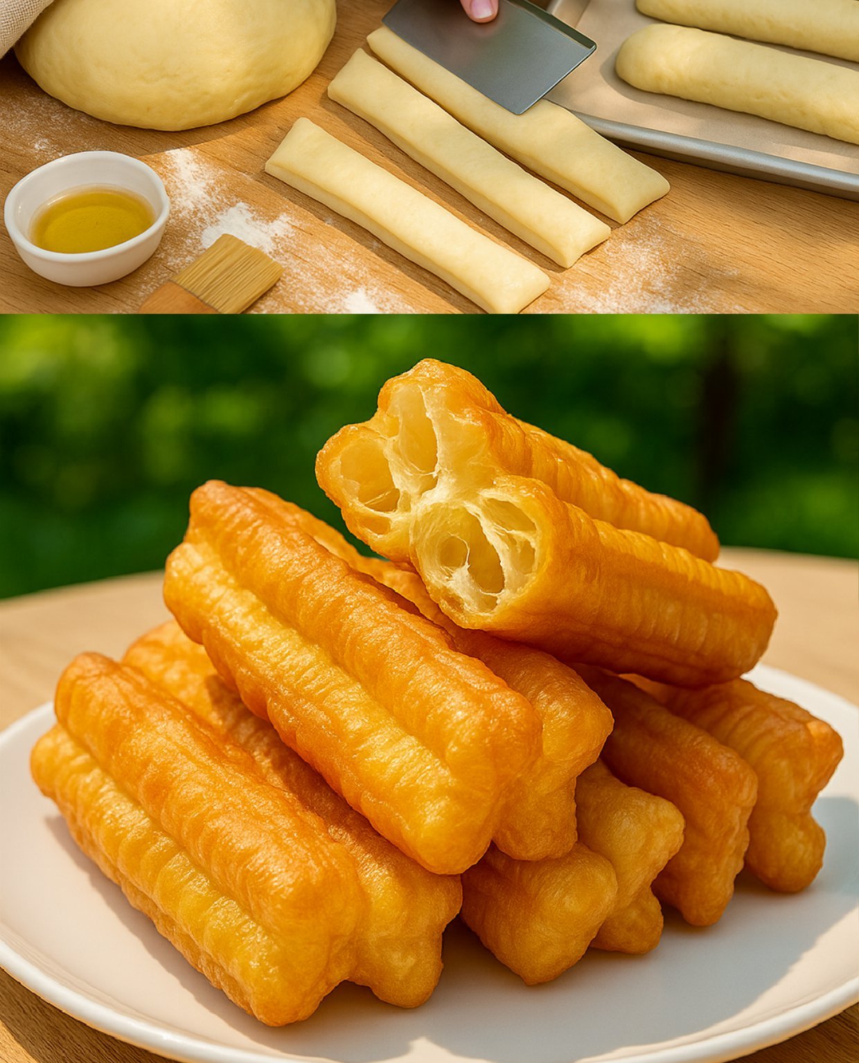 How to Make Chinese Fried Breadsticks (Youtiao) - Delicious Recipe