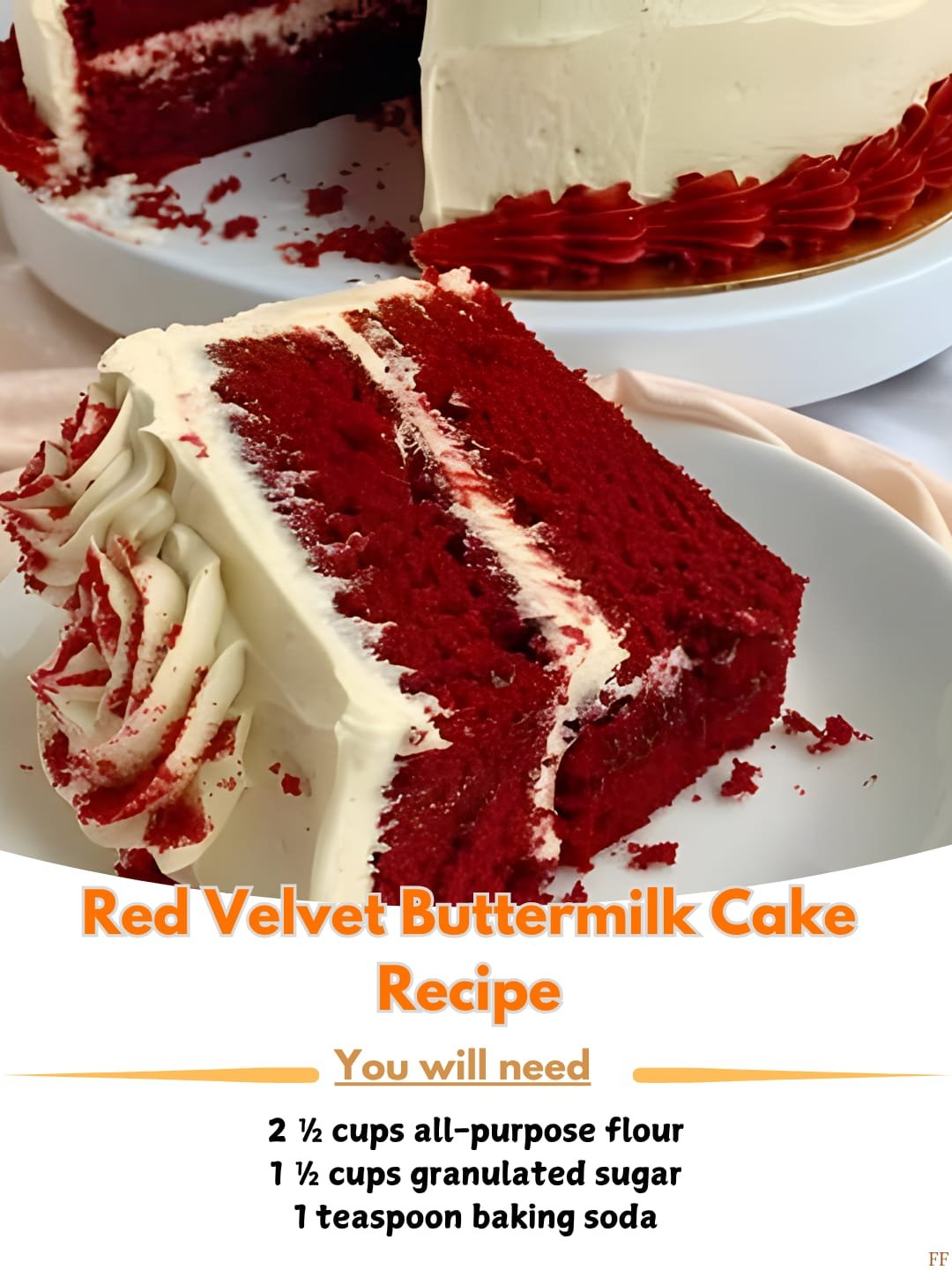 Red Velvet Buttermilk Cake Recipe - Delicious Recipe
