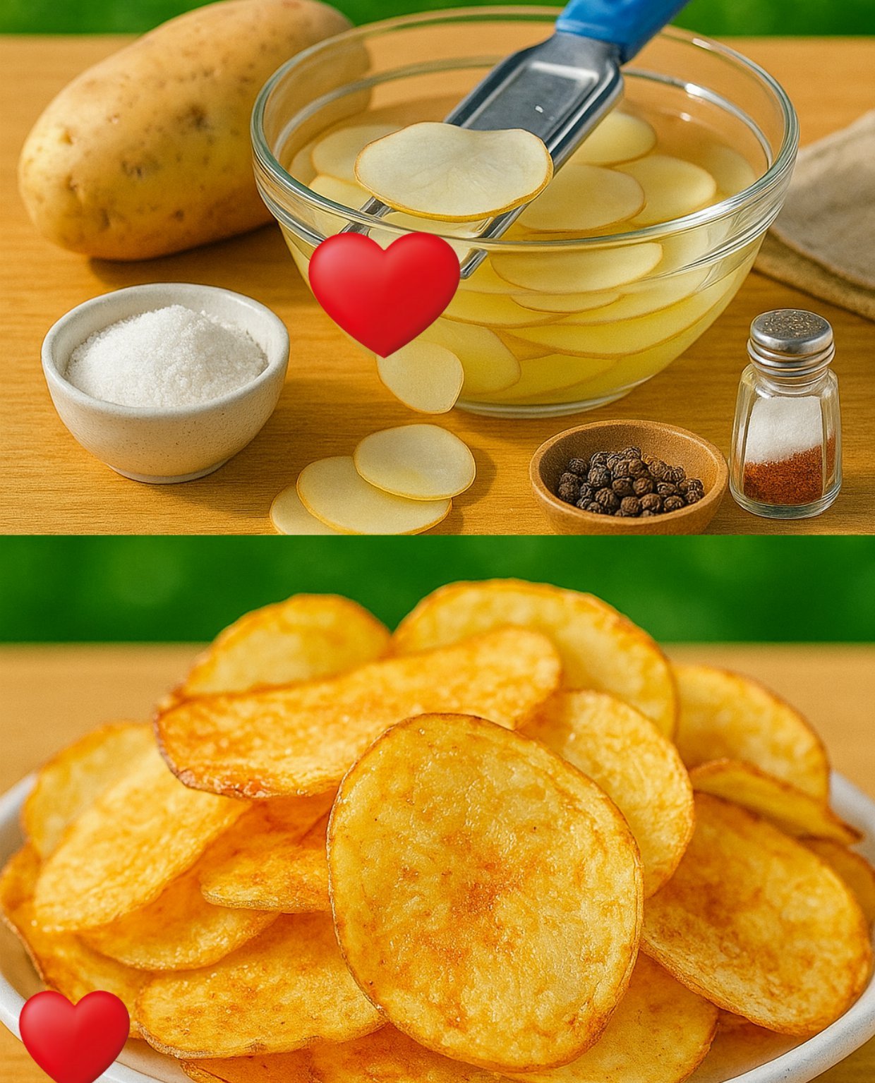 Crispy Homemade Potato Chip Recipe - Delicious Recipe