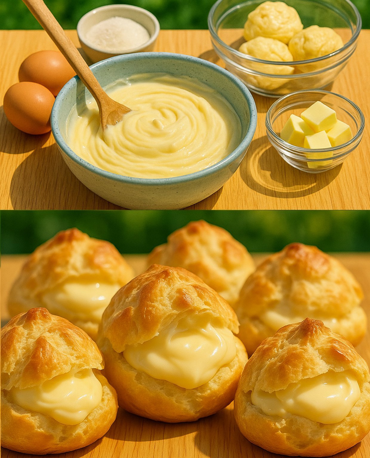 Apricot Cream Puffs Recipe - Delicious Recipe