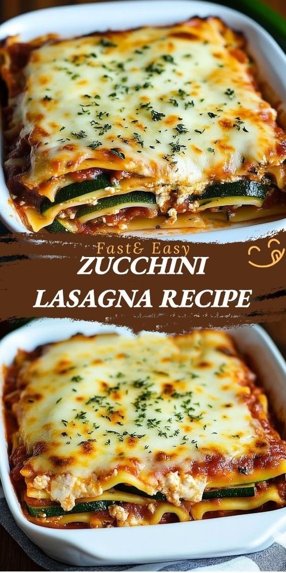 🍽️ How to Make Fast & Easy Zucchini Lasagna - Delicious Recipe