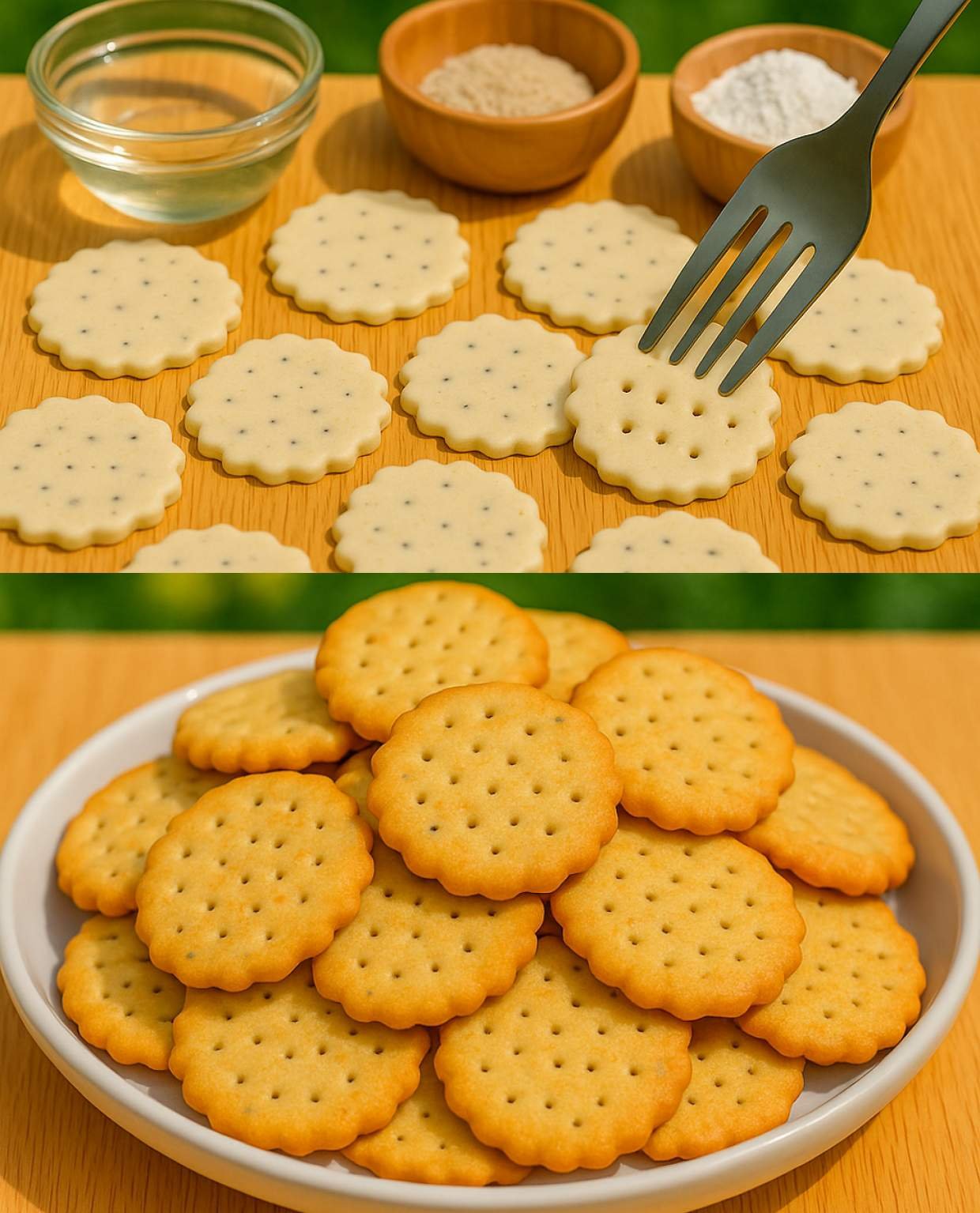 Salt Crackers and Cookies Without Egg and Butter - Delicious Recipe