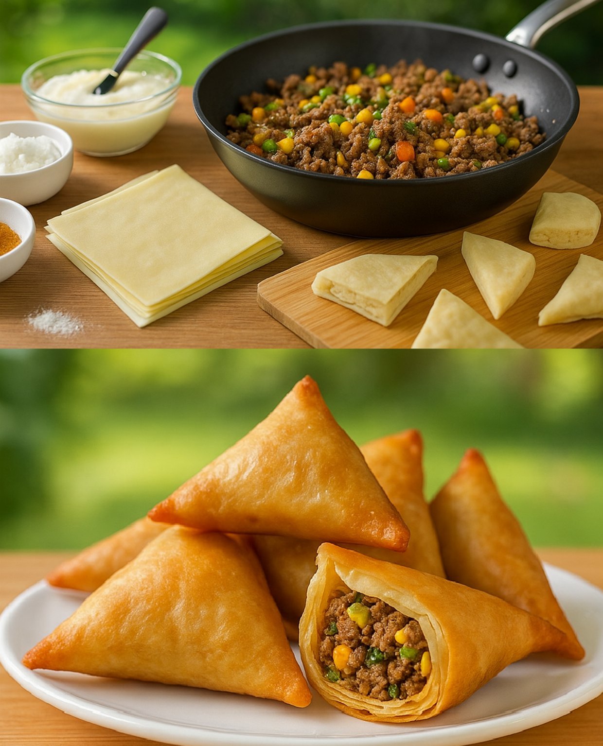 Beef Samosa Recipe: Crispy, Spiced - Delicious Recipe