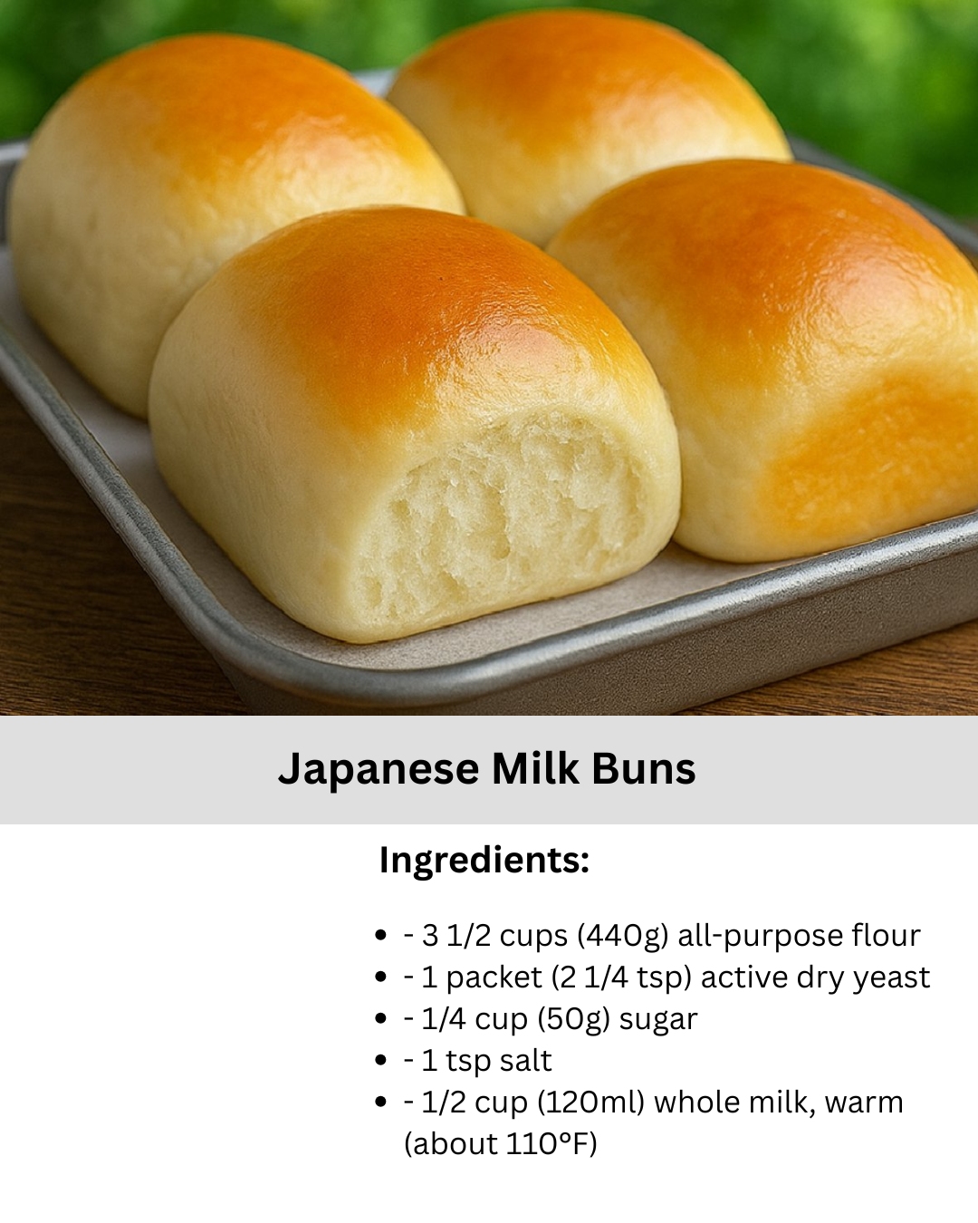Softest Milk Buns Recipe with Warm Homemade Texture - Delicious Recipe
