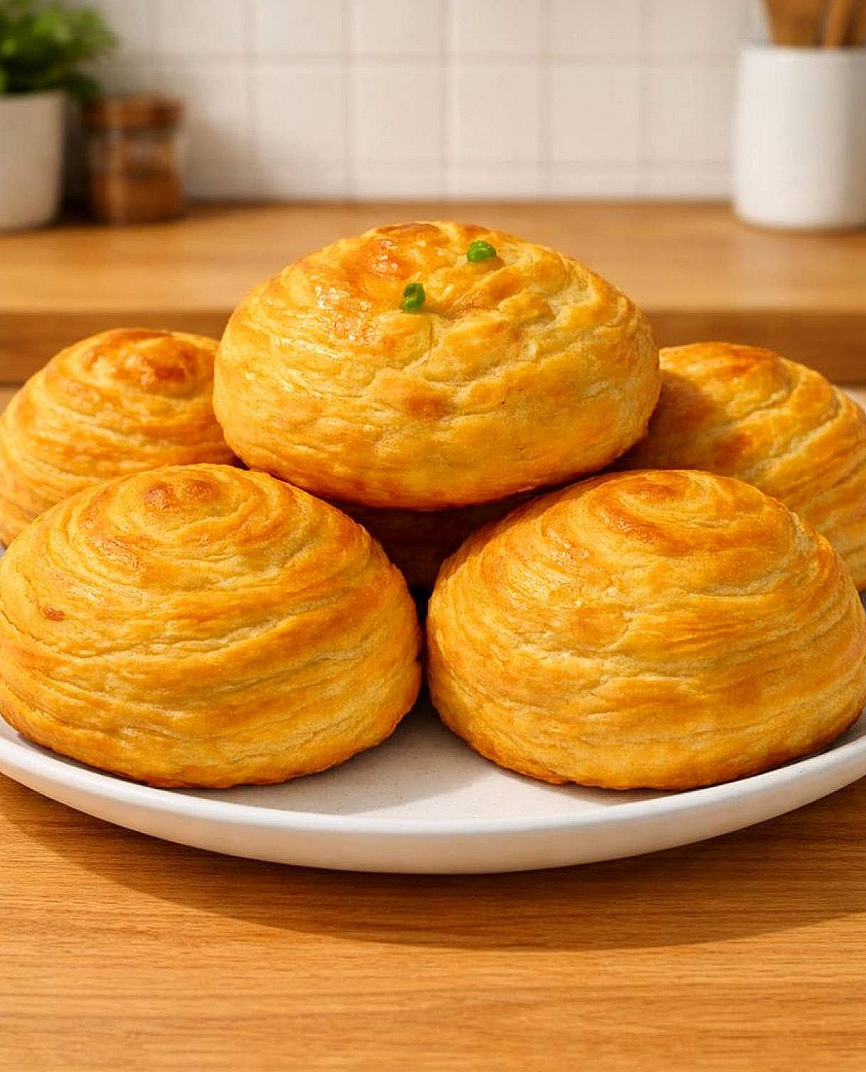 10-Minute Chicken Stuffed Flaky Rolls - Delicious Recipe