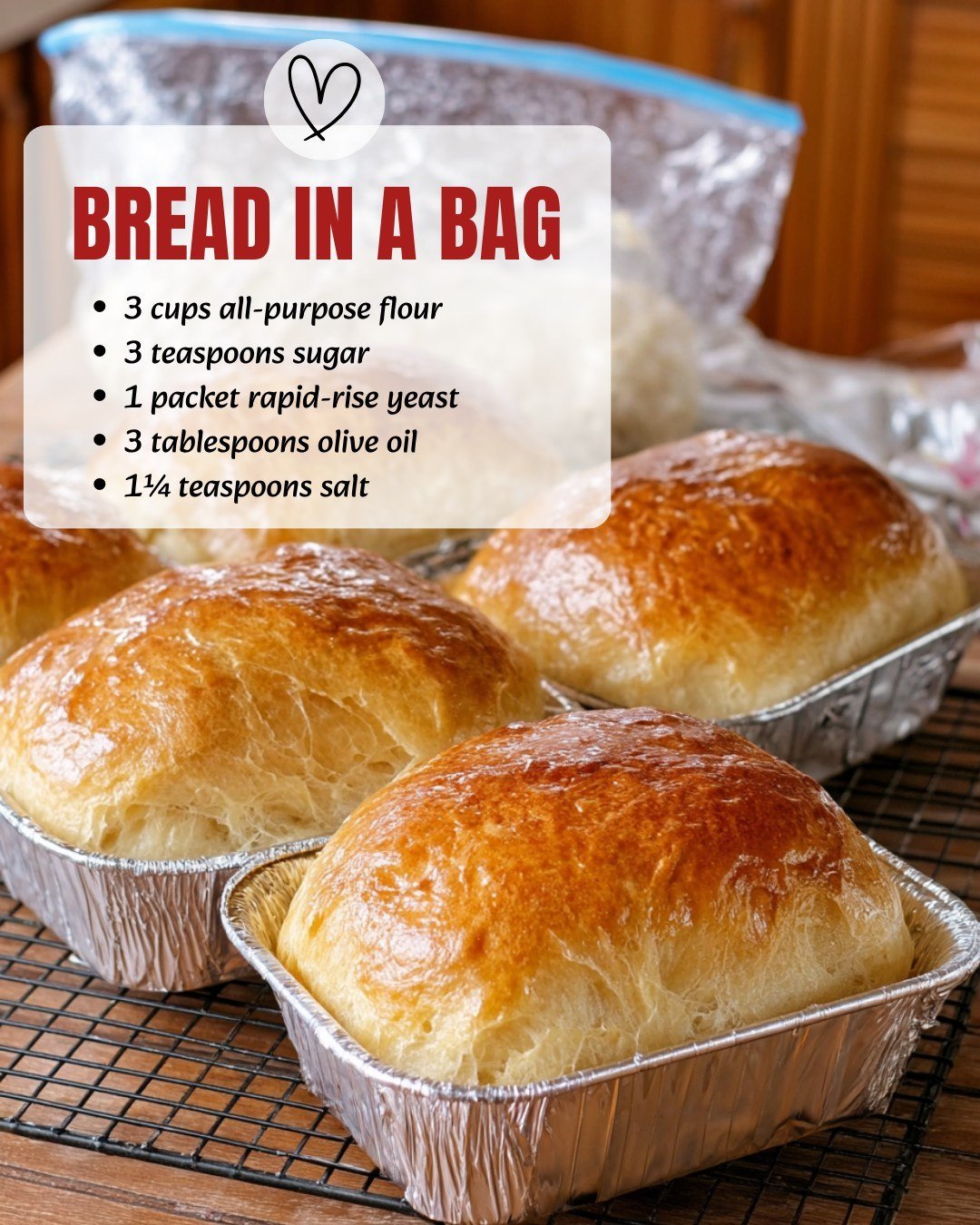 Bread in a Bag Recipe - Delicious Recipe