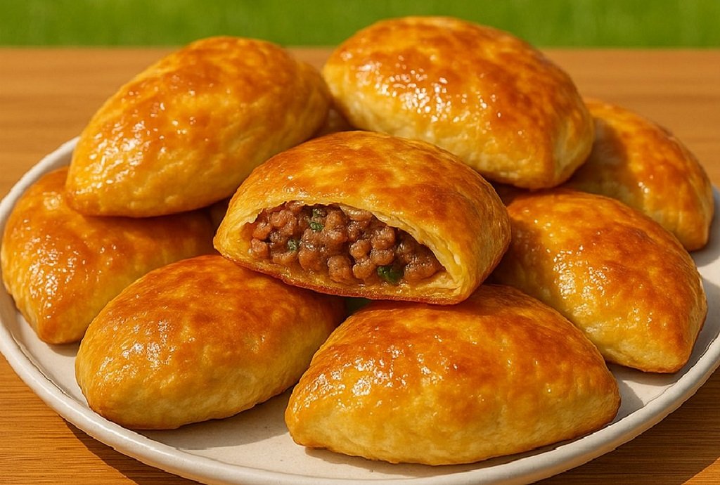 Chinese Beef Puff Pastry Pies Recipe - Delicious Recipe